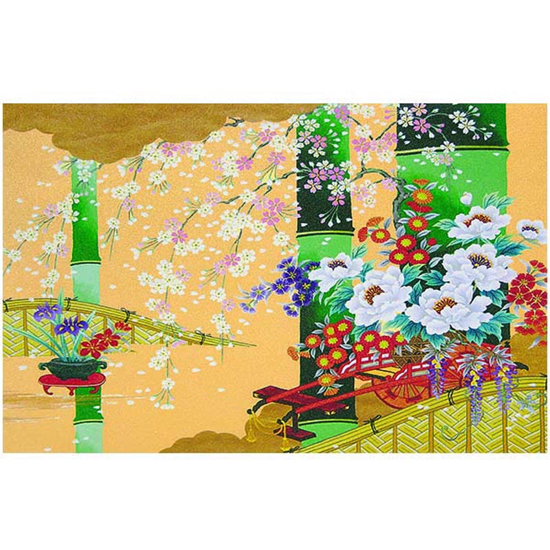Greeting Card Goshoguruma Flower – Murata