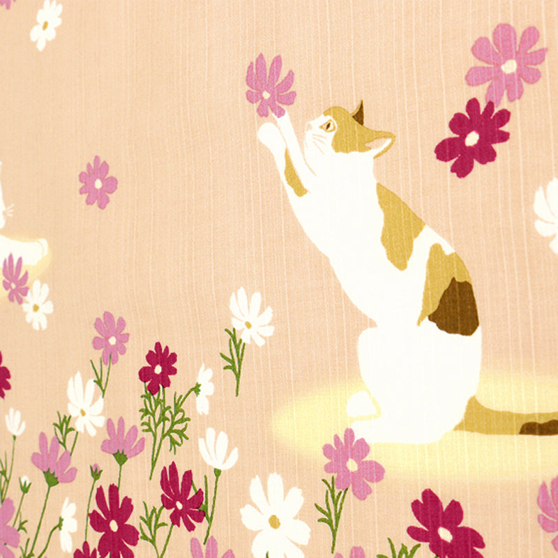 Cloth Hamamonyo Kofu Cosmos and Happy Cats – Murata