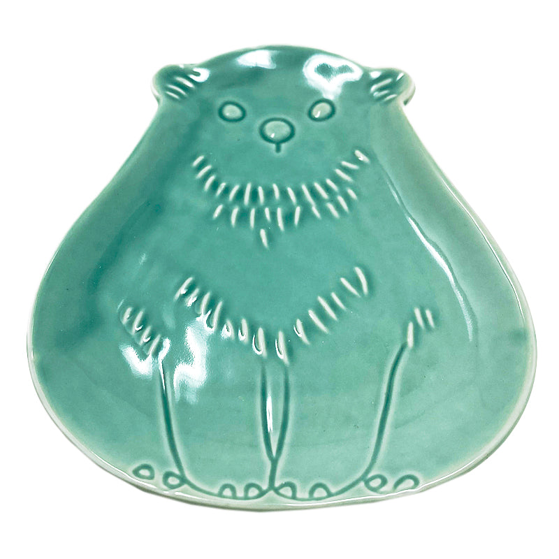 Small Plate Bear Sky Blue – Murata