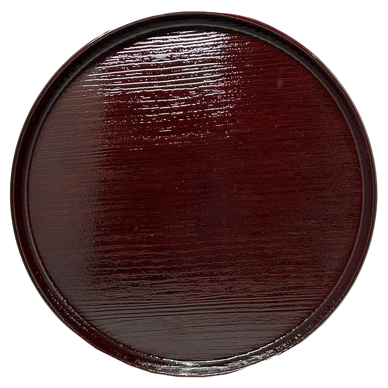 Round Tray Tamari Wood Grain Texture – Murata