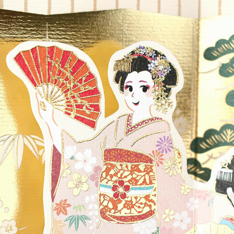 Pop-up Greeting Card Maiko Birthday – Murata