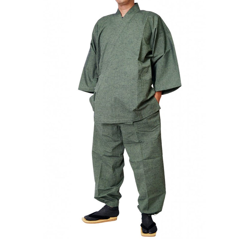 Samue Kurume Kasuri Green – Murata